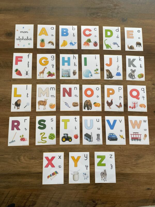 Cartes de l’alphabet – Apprendre Simplement