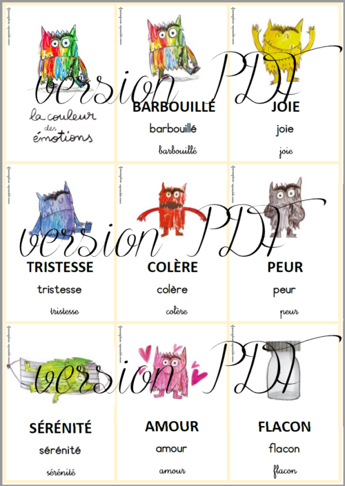 La couleur des émotions – Apprendre Simplement