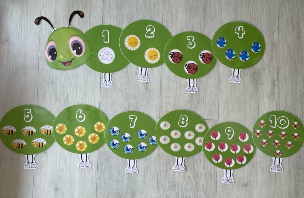 Chenille des chiffres – Apprendre Simplement