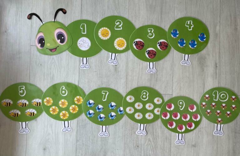 Chenille des chiffres – Apprendre Simplement