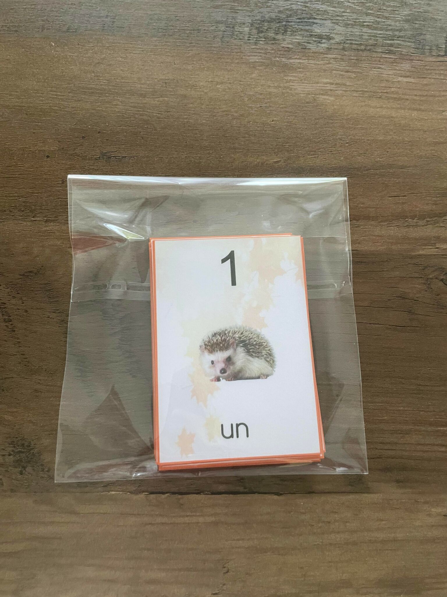 Cartes chiffres d’automne – Apprendre Simplement