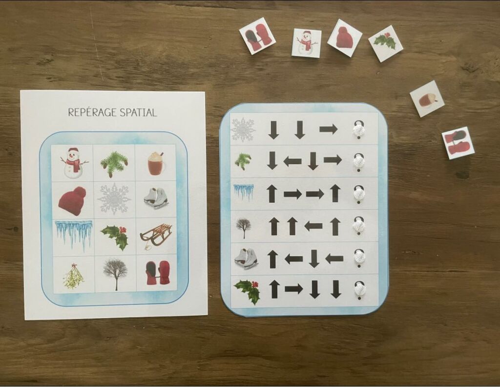 Repérage spatial hiver – Apprendre Simplement Repérage spatial hiver – Apprendre Simplement