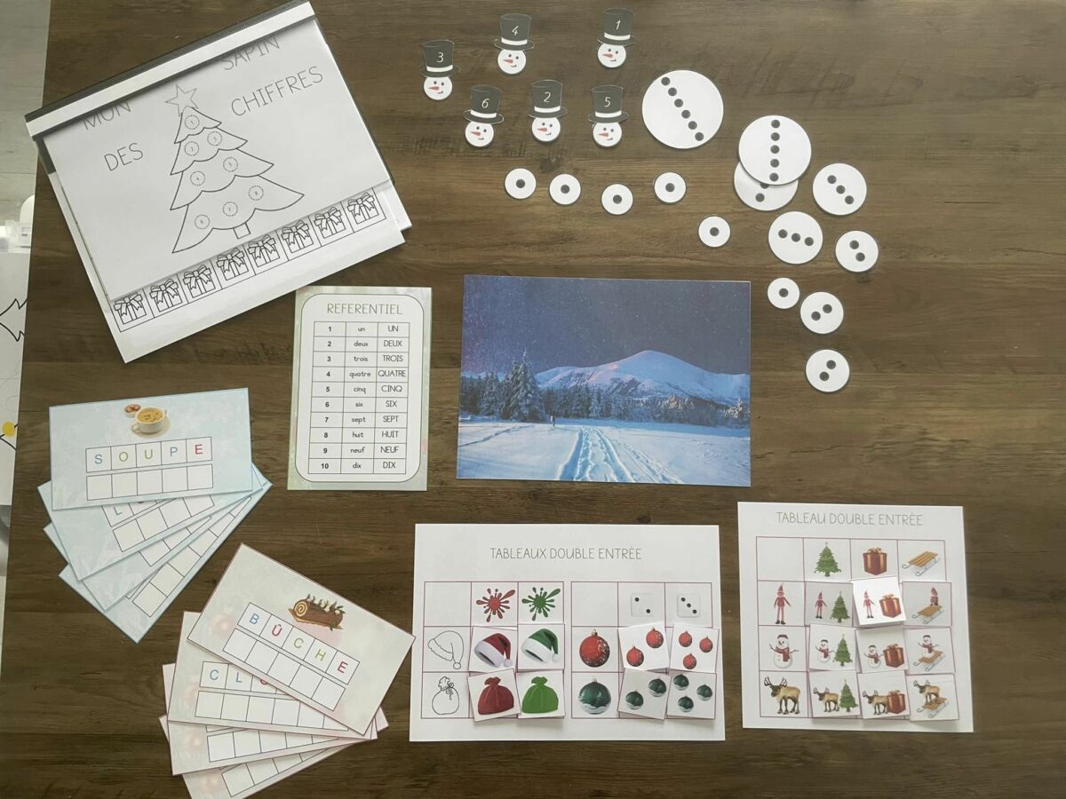 PDF d’activités noël et hiver – Apprendre Simplement