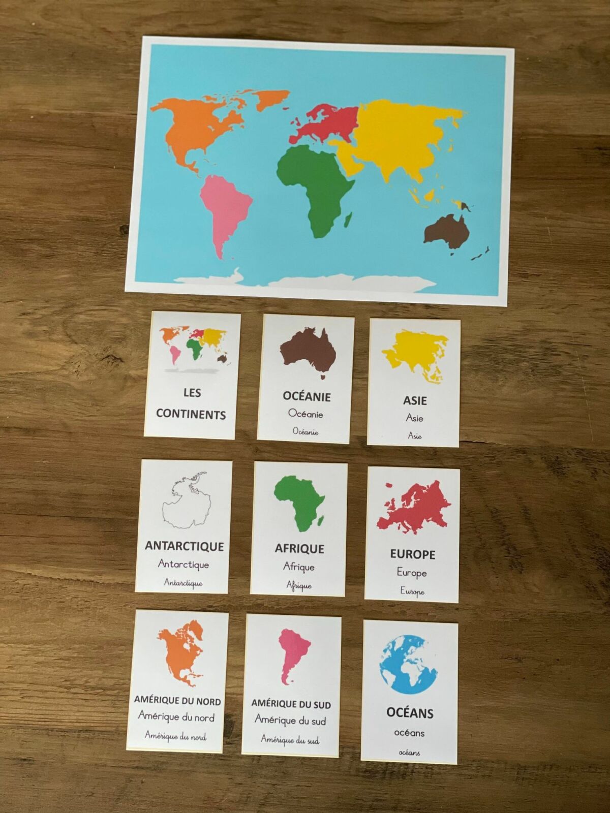 Les continents – Apprendre Simplement
