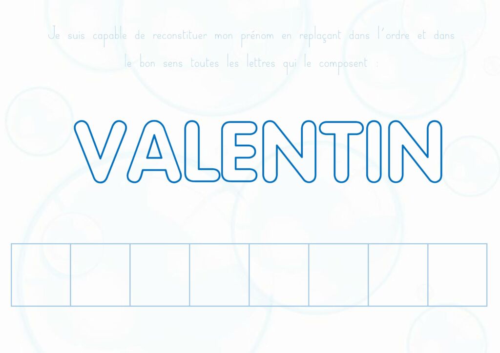 Le livre de mon prénom – personnalisé – Apprendre Simplement