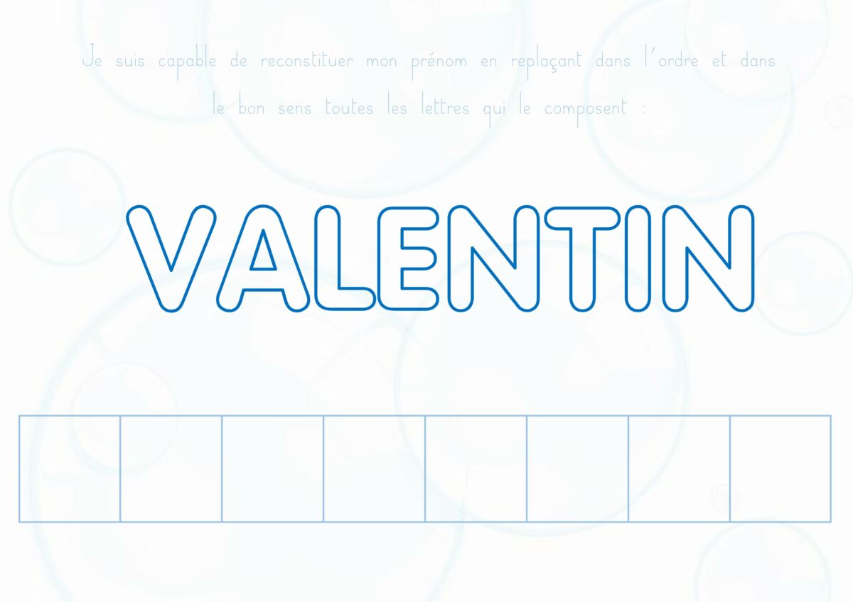 Le livre de mon prénom – personnalisé – Apprendre Simplement